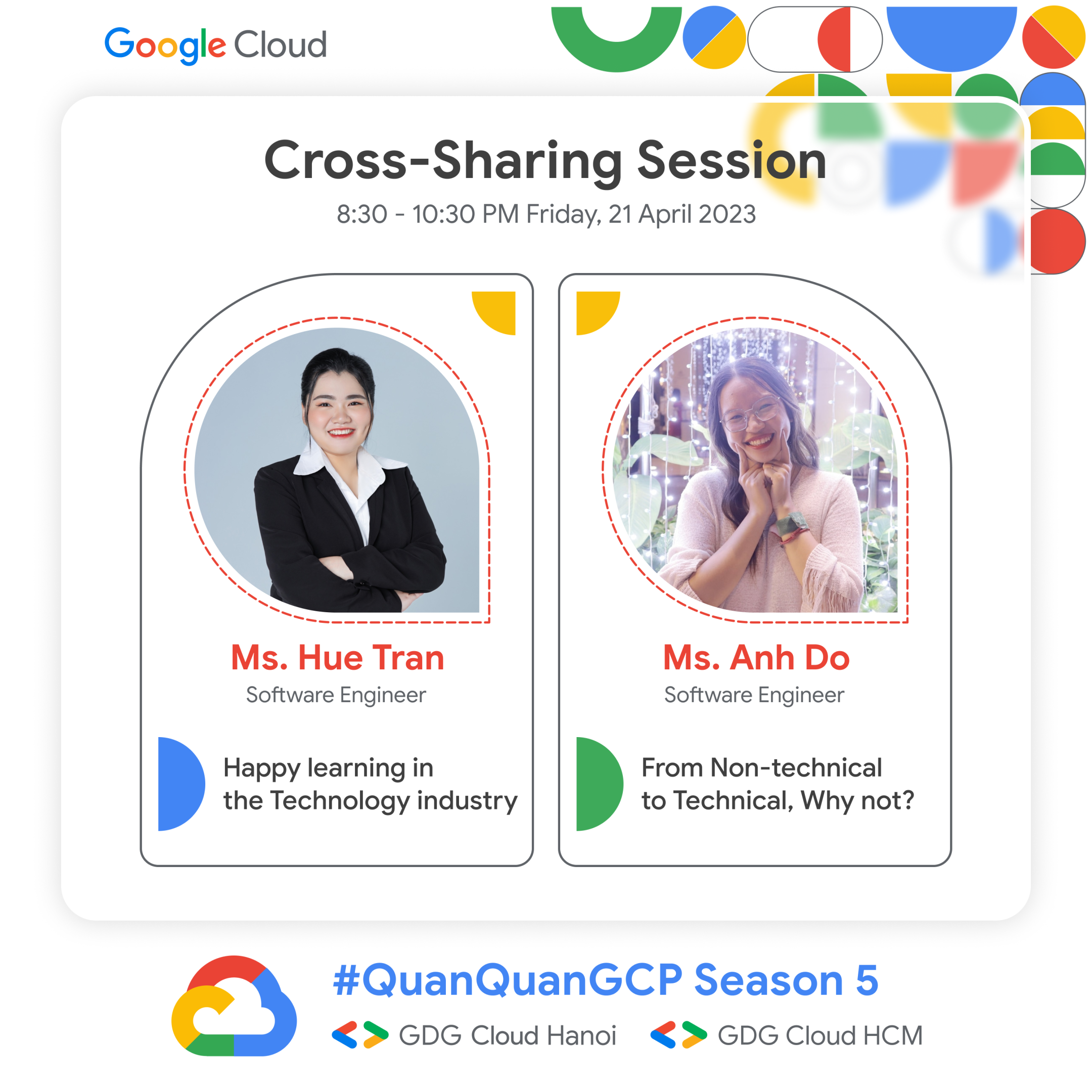 See Cross-Sharing Session 3 at Google Developer Groups GDG Cloud Hanoi See Cross-Sharing Session 3 at Google Developer Groups GDG Cloud Hanoi